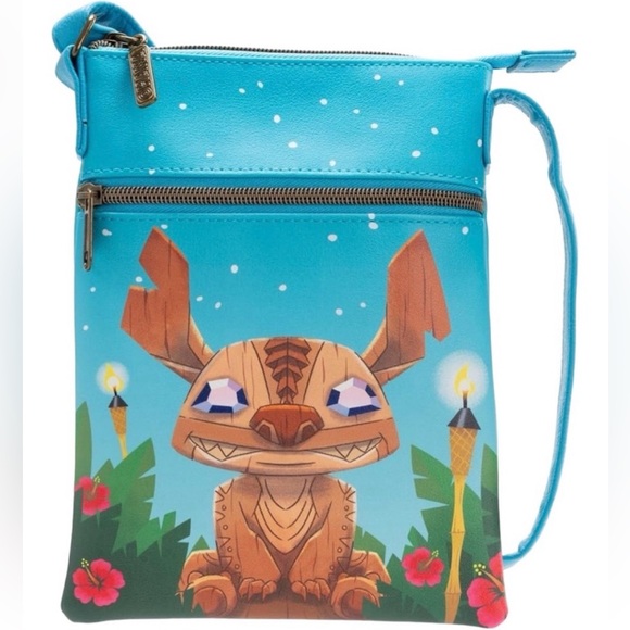 Loungefly | Bags | Disney Loungefly Lilo Stitch Tiki Passport Crossbody ...